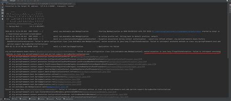 Failed To Introspect Annotated Methods On Class Orgrvletsupport