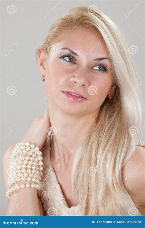 Lovely Blond Stock Photo Image Of Blond Female Jewel