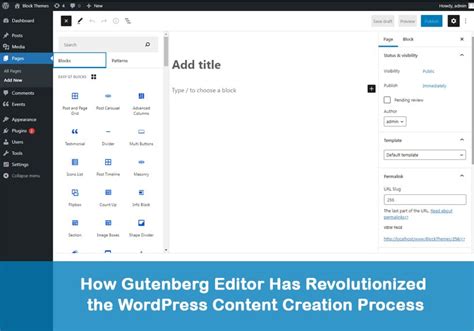 how gutenberg editor has revolutionized the wordpress content creation process grace themes