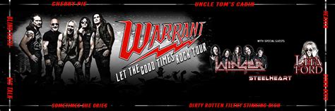 Warrant Winger Lita Ford Steelheart Official Box Office Smart