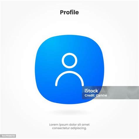 3d 라인 플랫 사람 아이콘 연락처 아이콘입니다 사용자 사람 사람 웹 사이트 모바일 앱 Ui Ux에 대 한 아바타 기호입니다 개성 개념에 대한 스톡 벡터 아트 및 기타