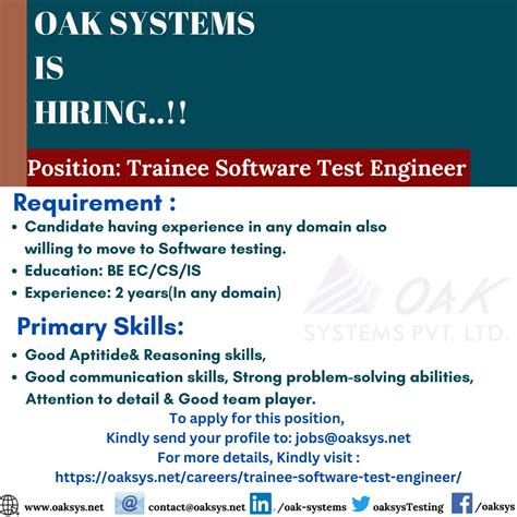 Softwaretesting Softwaretestingcompany Softwaretester Softwareengineer Oak Systems