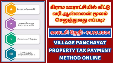 கிராம ஊராட்சியில் வீட்டு வரி ஆன்லைன் மூலம் செலுத்துவது எப்படி Youtube