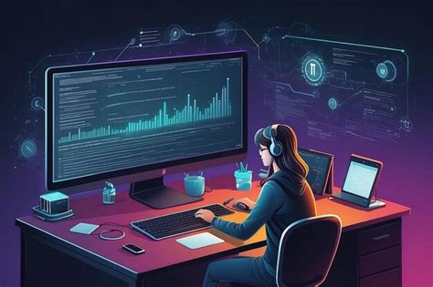 Premium Photo Software Code Testing Concept Illustration