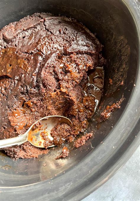 Slow Cooker Self Saucing Chocolate Pudding Something Sweet Something Savoury