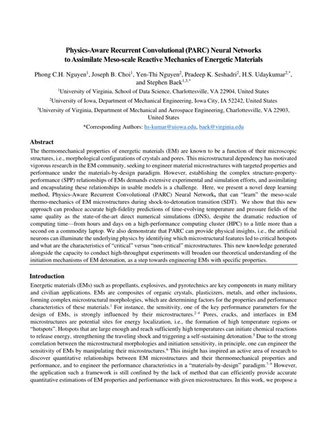 Pdf Physics Aware Recurrent Convolutional Parc Neural Networks To Assimilate Meso Scale