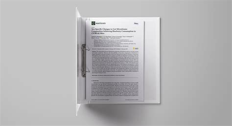 Sex Specific Changes In Gut Microbiome Composition Following Blueberry Consumption In C57BL 6J