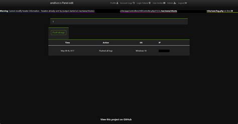 Bug Cannot Modify Header Information Headers Already Sent · Issue