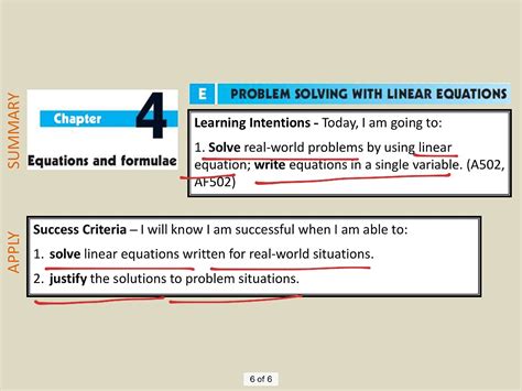 Linear Equation Problem Solving