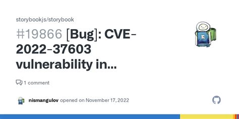 Bug Cve 2022 37603 Vulnerability In Storybookaddon Storysource · Issue 19866 · Storybookjs