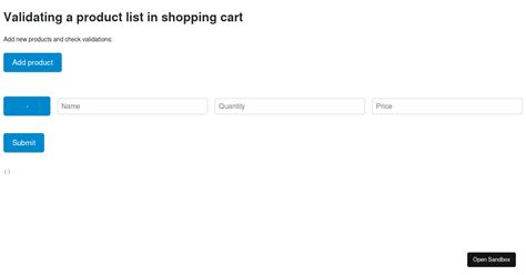 Lemoncodefonk Shopping Cart Array Validator Codesandbox Lemoncodefonk Shopping Cart Array Validator Codesandbox
