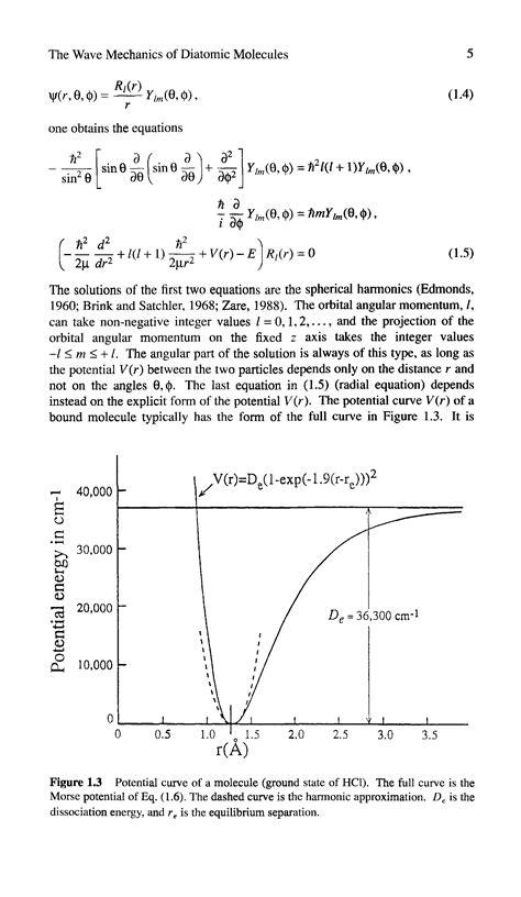 Morse Potential Approximation Big Chemical Encyclopedia