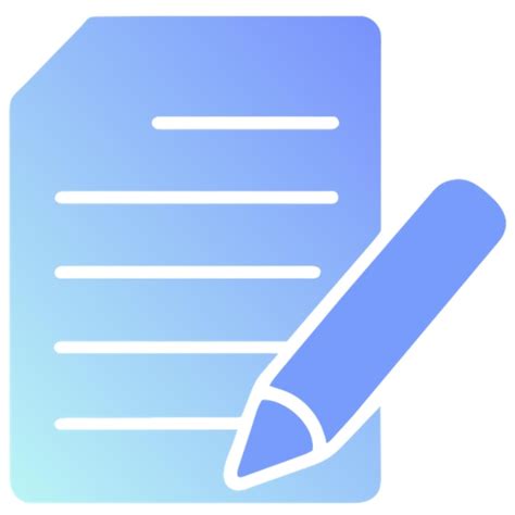 Premium Vector Write Icon Colored Shapes Gradient