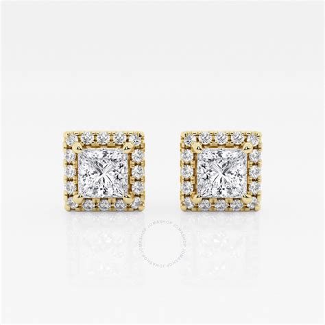 Brilliant Diamond 14kt Yellow Gold 1 78 Cttw Princess Cut Lab Grown