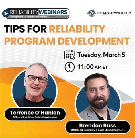 How To Build A Successful Reliability Program