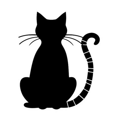 Premium Photo A Close Up Of A Black Cat Sitting On A White Background