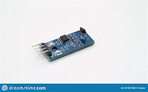 Magnetic Field Sensor Electronic Component Electronics Diy Robotics Chip Stock Photo Image