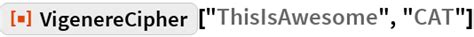 Vigenerecipher Wolfram Function Repository