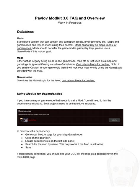 Mods Maps And Gamemodes Modkit 30 Pdf Software Computing