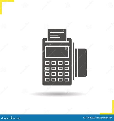 Pos Terminal Icon Stock Vector Illustration Of Pictogram 167105329