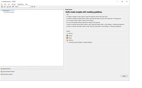 Matlab Model Advisor Empty Stack Overflow