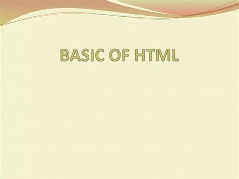 Html Ppt Pptx Web Design And Html Internet