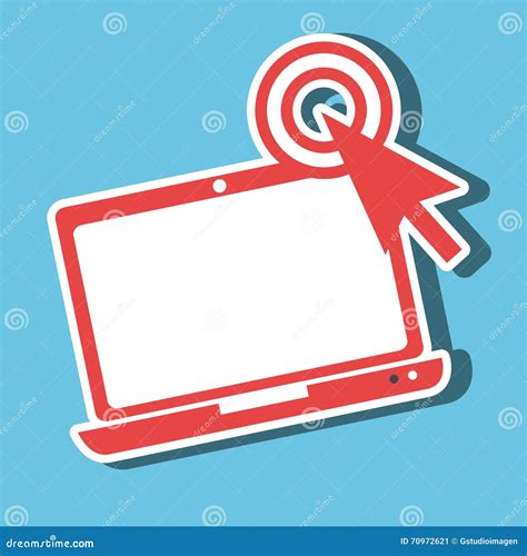 Mouse Pointer Design Stock Illustration Illustration Of Graphic 70972621