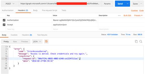 Microsoft Graph Api Access Issue With Findmeetingtimes Api Stack
