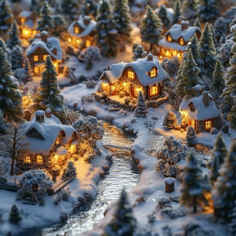 Premium AI Image DIY Winter Wonderland Crafters Creating Seasonal