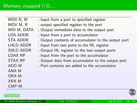 Memory Interfacing Of Microprocessor 8085 Ppt