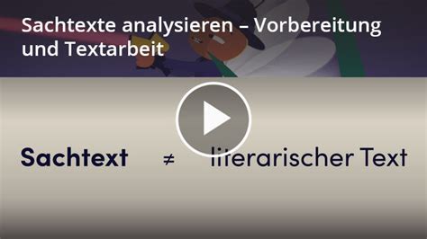 Sachtextanalyse Definition And Zusammenfassung Easy Schule
