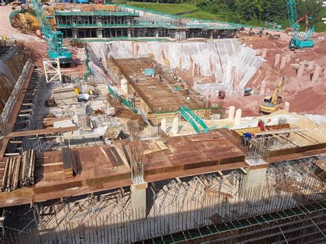 Building Substructure And Super Structure Under Construction Using The