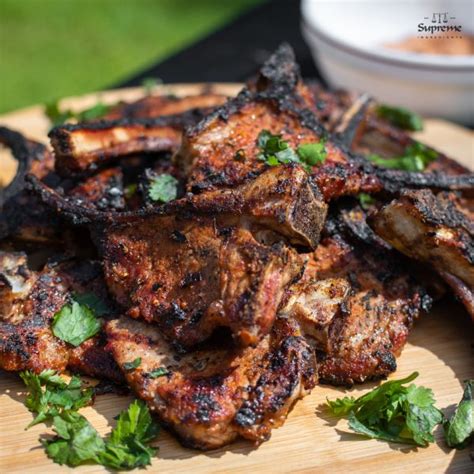Dry Rub Lamb Chops Supreme Ingredients