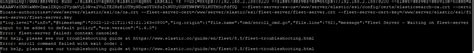 Certificate Error Occurred When Installing The Fleet Server Beats