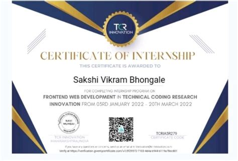 Sakshi Bhongale On Linkedin Frontend Coding Internship Connections