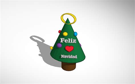3d Design Arbol De Navidad Tinkercad