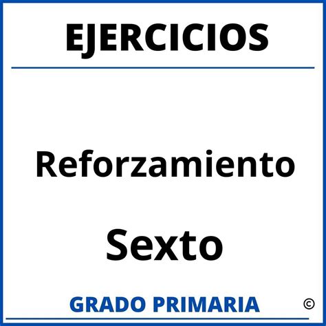 Ejercicios De Promedio Para Sexto Grado