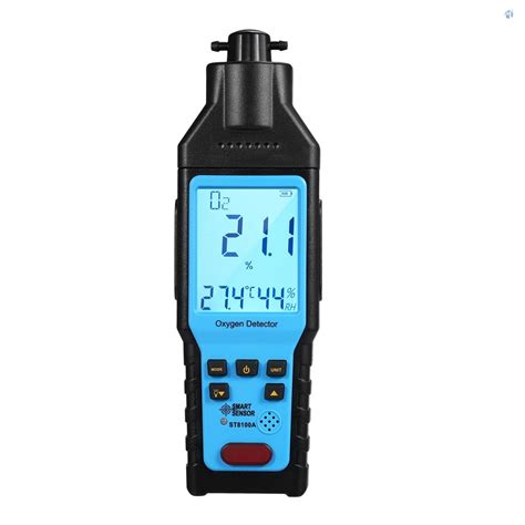 Smart Sensor Oxygen Gas Detector Digital Portable Handheld O₂ Gas Tester Rechargeable Precision