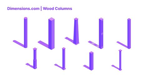 Wood Columns Dimensions And Drawings