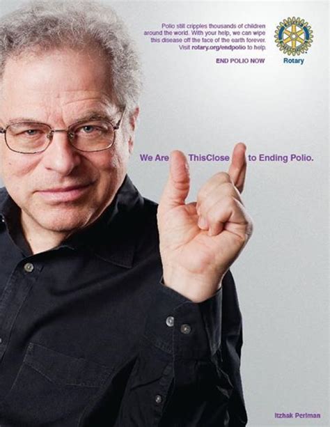 Video Violinist Itzhak Perlman Campaigns For Universal Polio