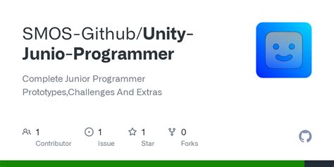 GitHub SMOS Github Unity Junio Programmer Complete Junior Programmer