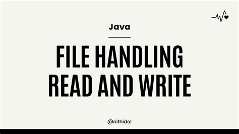Java File Handling Read And Write Dev Genius