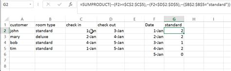 Excel Count Days In Between 2 Dates As One Occurence Per Day Stack