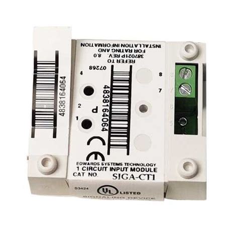 Nib Edwards Est Siga Ct1 Single Input Module Fire Alarm Parts Depot