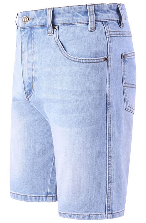 Pilbara Mens Stretch Denim Jean Shorts Ritemate Workwear