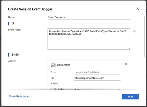 Host Online Notification Screenconnect
