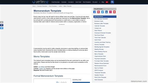 11 Situs Templat Memo Word Terbaik 2024 [gratis]