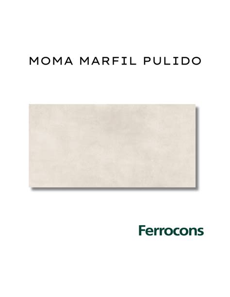 CCN PORC RECT PUL MOMA MARFIL X