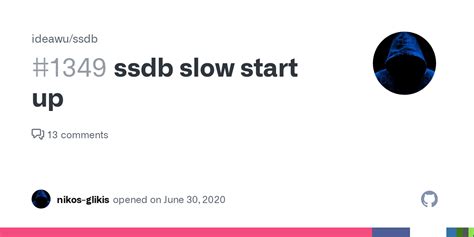 ssdb slow start up · issue 1349 · ideawu ssdb · github