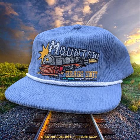 Mountain Grass Unit Train Hat Thedomeswap